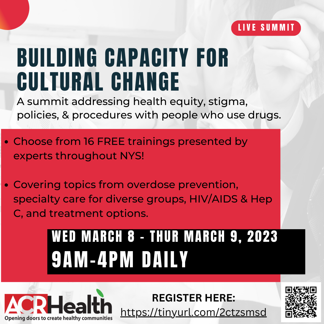 Building Capacity for Cultural Change - ACR Health